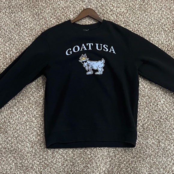 Goat Usa | Sweaters | Goat Usa Black And Blue Crewneck | Poshmark
